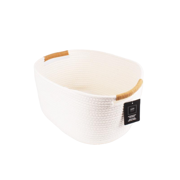 Cotton Rope Basket with Handles – Room In Order
