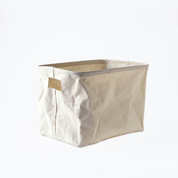Canvas Rectangular Basket – Room In Order